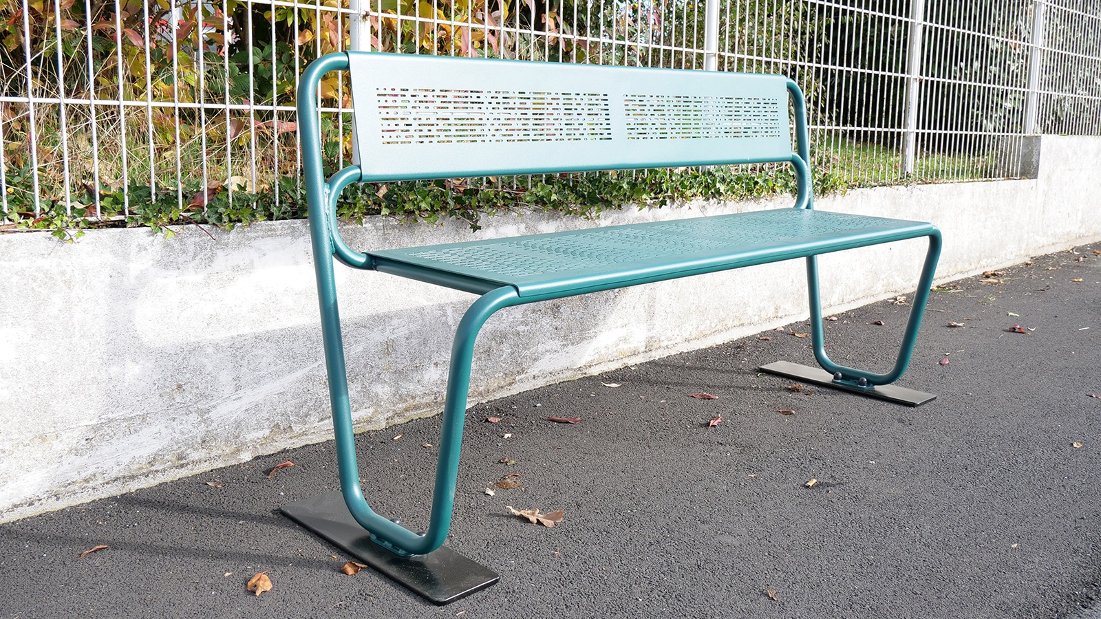 Banc urbain Avec Dossier - Mobilier Urbain | PLIX